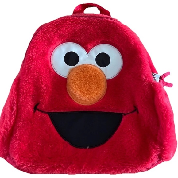 Sesame Street | Accessories | Sesame Street Elmo Red And Orange Plush ...